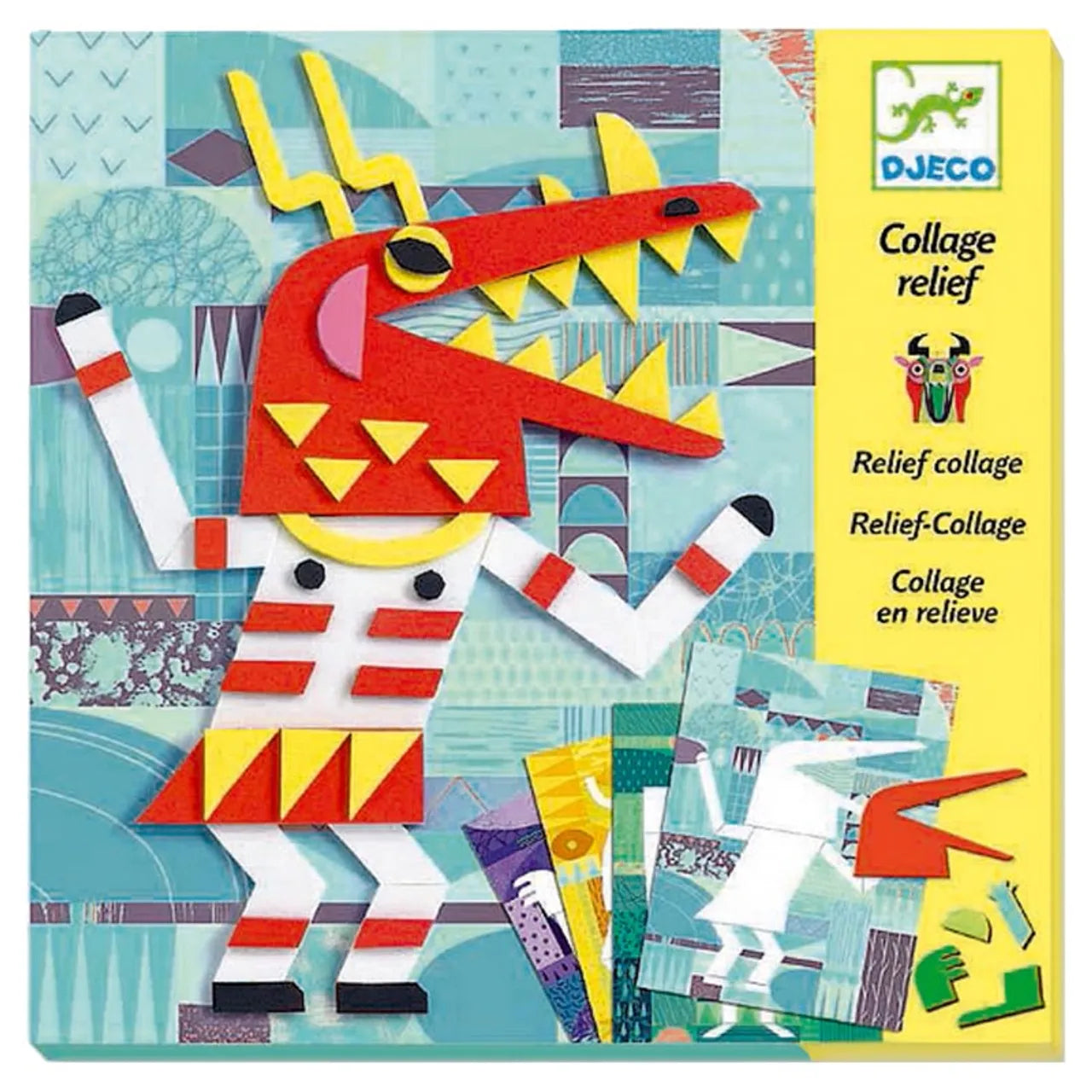Collage Set Monster by Djeco: Creative Fun for Kids – birds-nbees