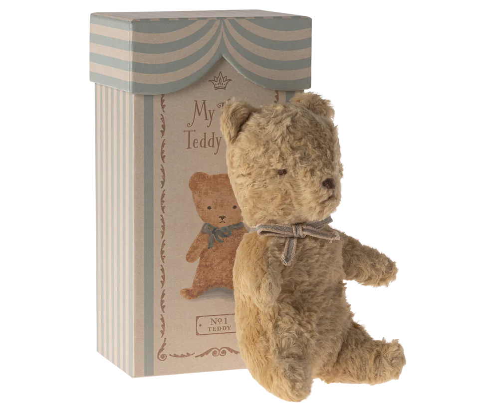 My First Teddy - Sand | Maileg Soft Cuddly Bear for Babies – birds-nbees