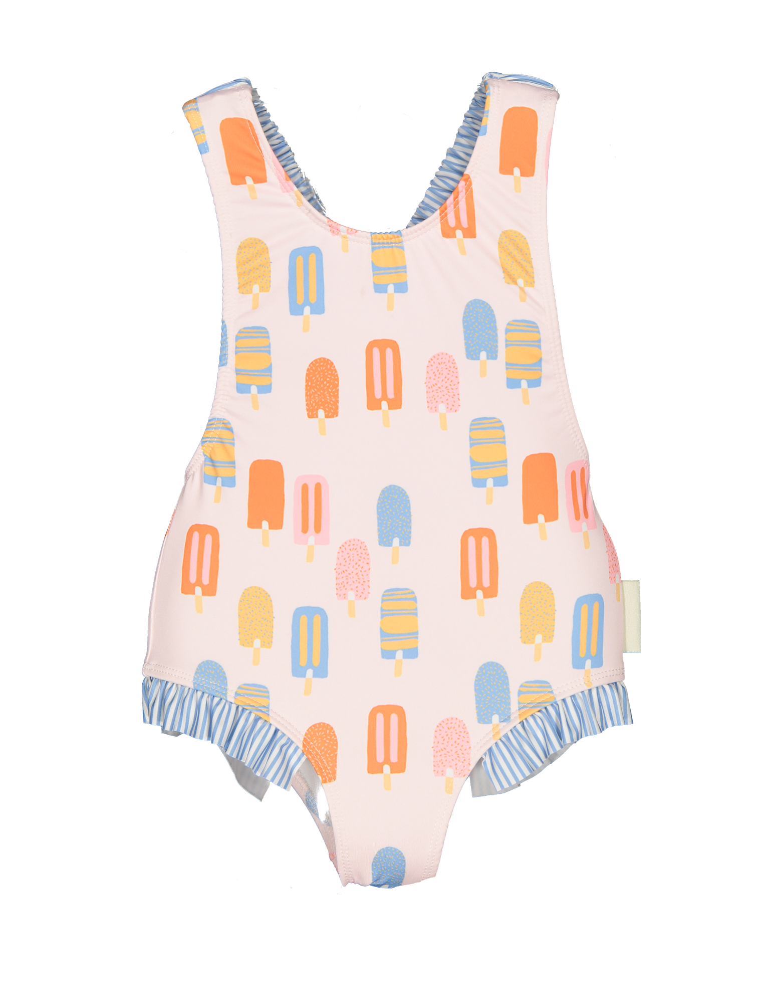 Paper Boat Swimsuit Colored Ice Cream – Fun Girl’s One-Piece Swimwear ...