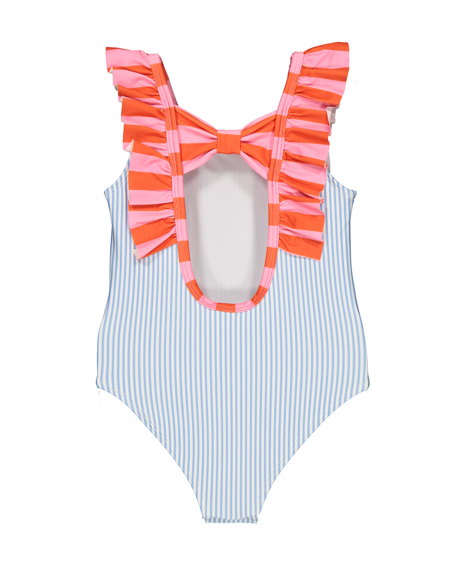 Paper Boat Swimsuit Combo Stripes – Stylish Girl’s One-Piece Swimwear ...