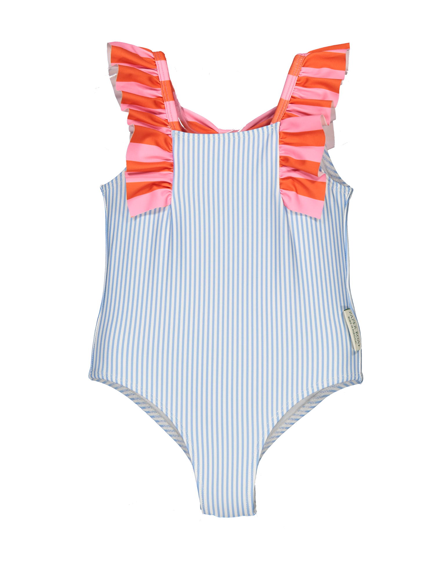 Paper Boat Swimsuit Combo Stripes – Stylish Girl’s One-Piece Swimwear ...