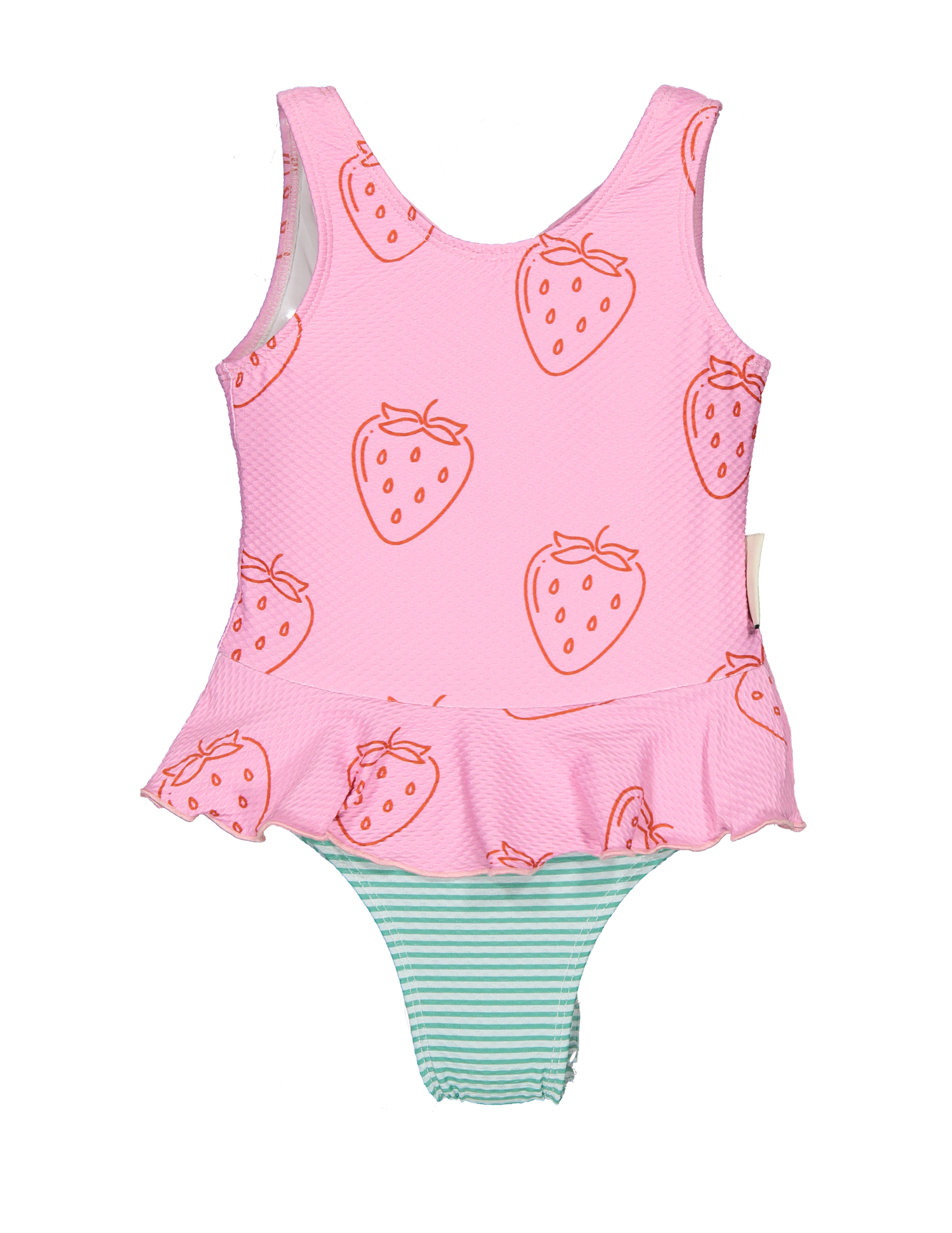 Paper Boat Swimsuit - Strawberries Textured | Cute & Comfy Girls ...