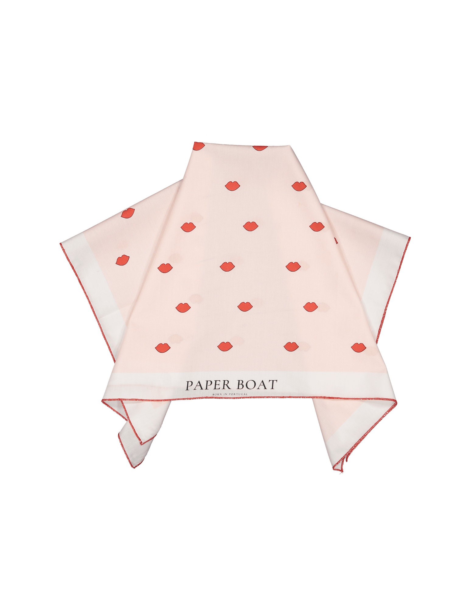 Paper Boat Scarf - Drops Lemon | Bright & Fun Scarf for Kids – birds-nbees