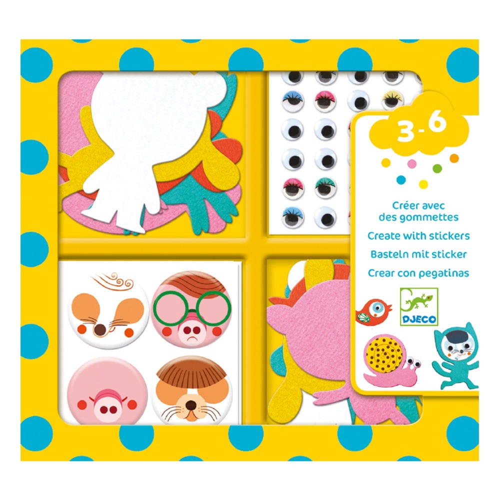 Stickers – I Love Animals by Djeco | Fun and Adorable Animal Sticker ...